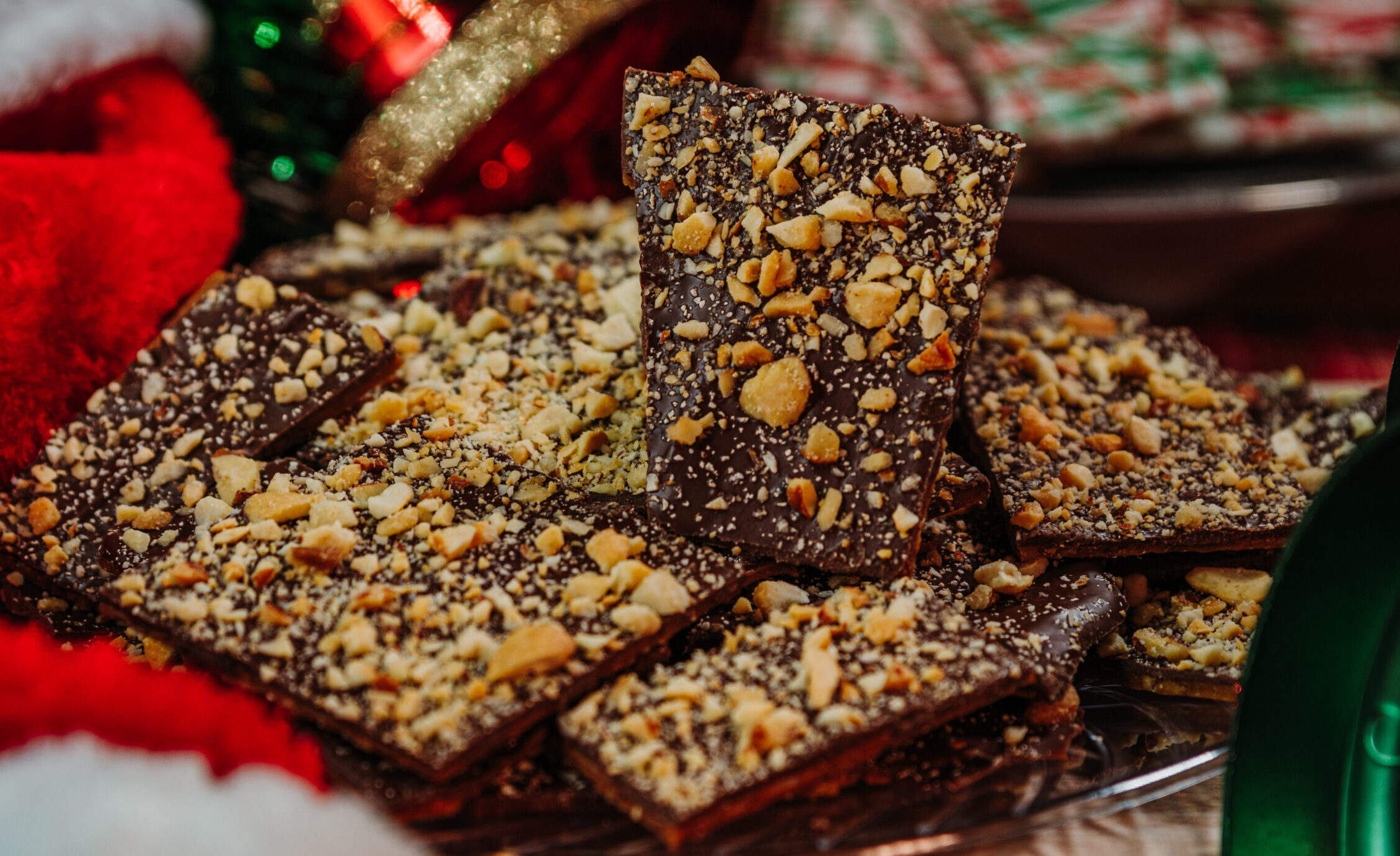 Mixed Nut Chocolate Toffee | Aunt Sweeties Toffee
